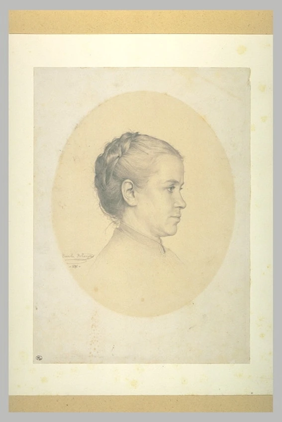 Portrait de la mère de l'artiste, Adèle Bellanger - Camille Félix ...