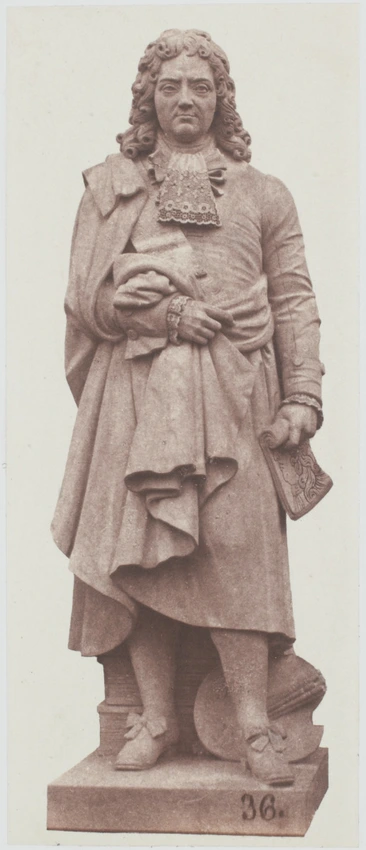 "Rigaud", statue de Victor Therasse, décor du palais du Louvre, Paris ...