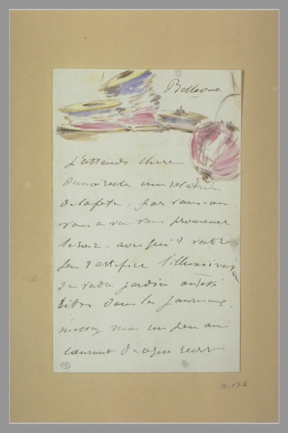 (1880), Bellevue, à Isabelle Lemonnier - Edouard Manet | Musée d'Orsay
