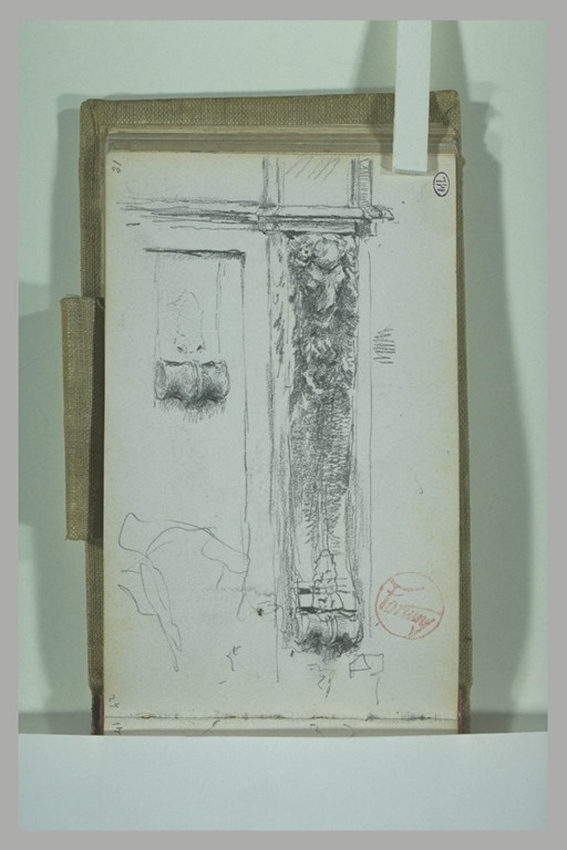 Eléments décoratifs d'une colonette - Mariano Fortuny y Marsal | Musée ...