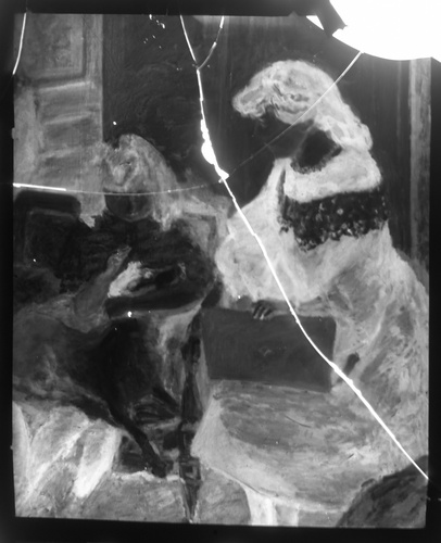 Vue de "Jeunes filles au chien" de Pierre Bonnard : photographie ...