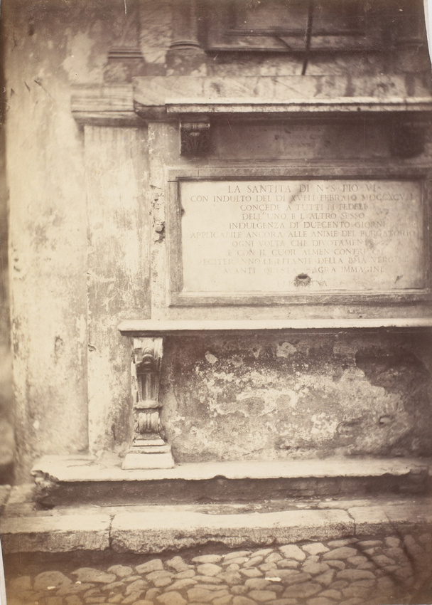 Autel de la Madonna dell'Arco dei Pantani, à Rome, détail - Edmond ...