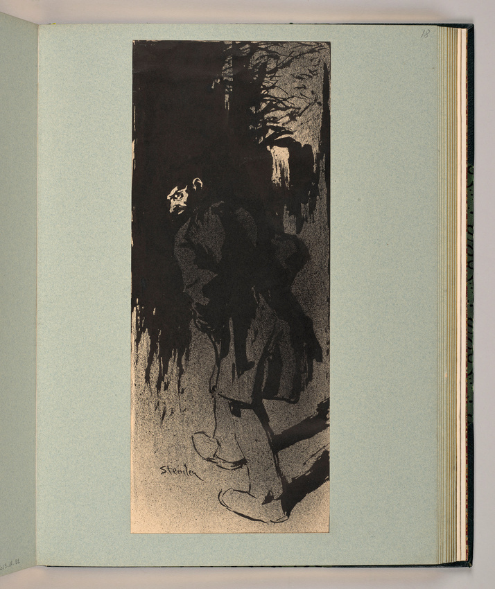 Un homme s’enfonce dans une forêt de nuit - Théophile Alexandre ...