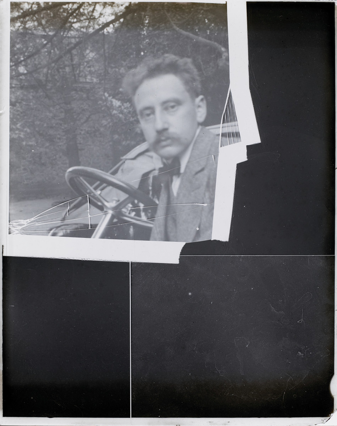 John Haviland devant une automobile - Paul Burty Haviland | Musée d'Orsay