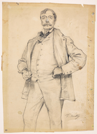 Portrait d'homme - Paul Mathey | Musée d'Orsay