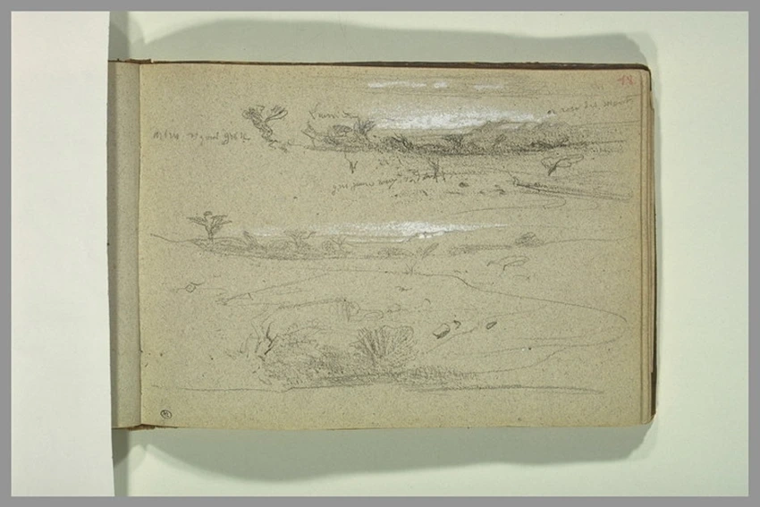 Etude de paysage - Léon Belly | Musée d'Orsay