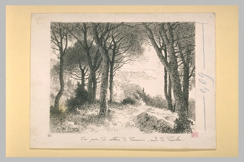 La rade de Toulon, vue prise du coteau de Tamaris - Paul Alfred de ...