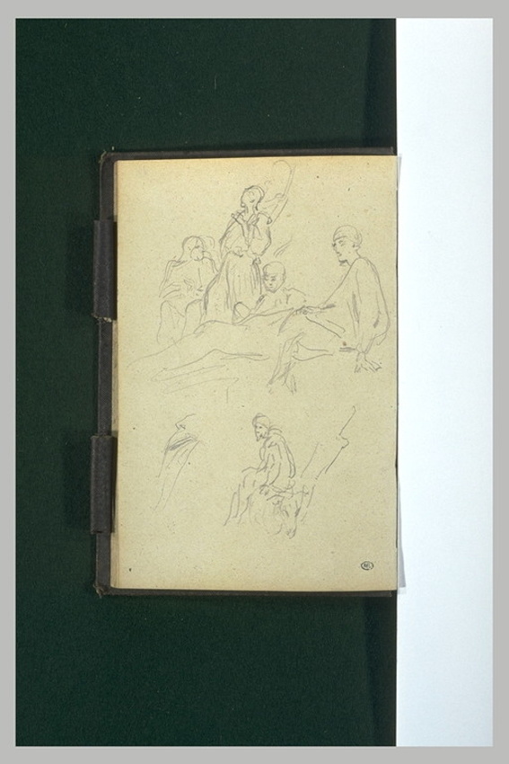 Etude de personnages - Léon Belly | Musée d'Orsay