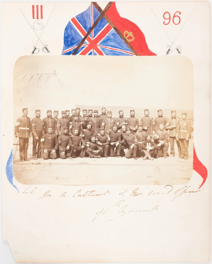Col. Cathcart et officiers du 96ème régiment - Mary Georgiana Caroline ...