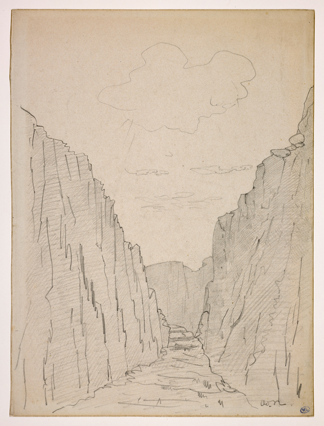Défilé rocheux - Odilon Redon | Musée d'Orsay