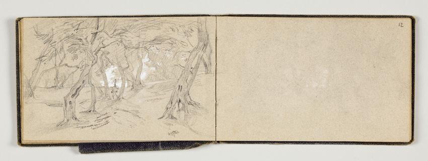Paysage boisé - Léon Belly | Musée d'Orsay