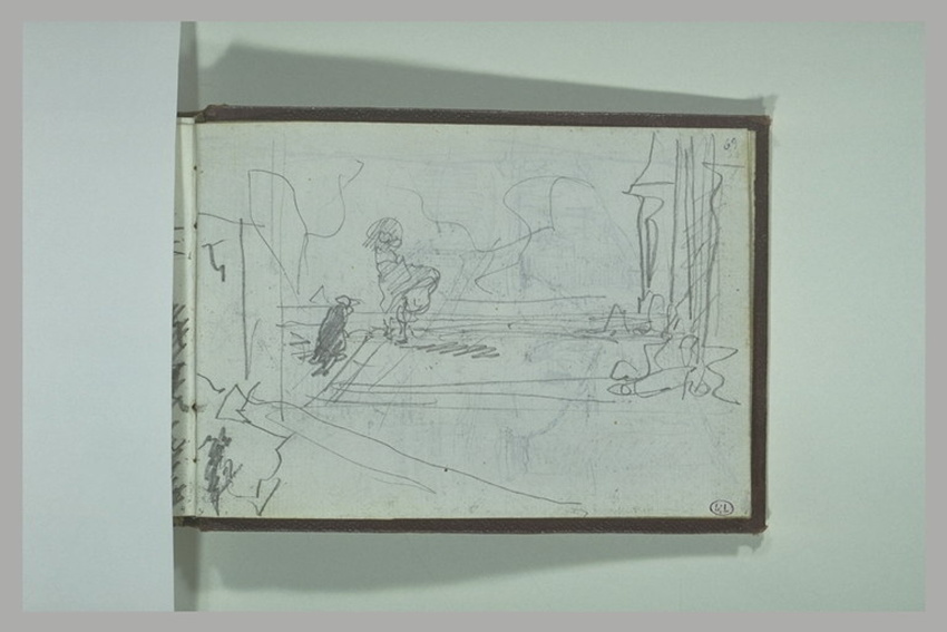 Figures dans un paysage - Mariano Fortuny y Marsal | Musée d'Orsay