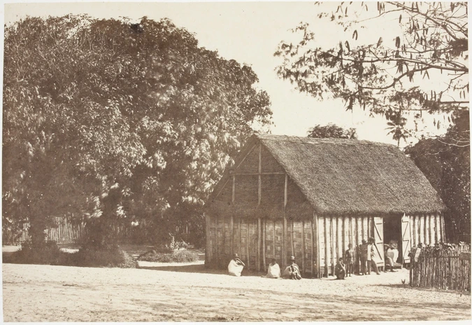 Maison malgache à Tamatave - Claude-Joseph Désiré Charnay | Musée d'Orsay