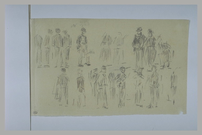 Etudes de personnages - Eugène Boudin | Musée d'Orsay
