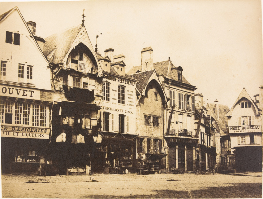 Maisons, place des Marchés - Pierre Amédée Varin | Musée d'Orsay