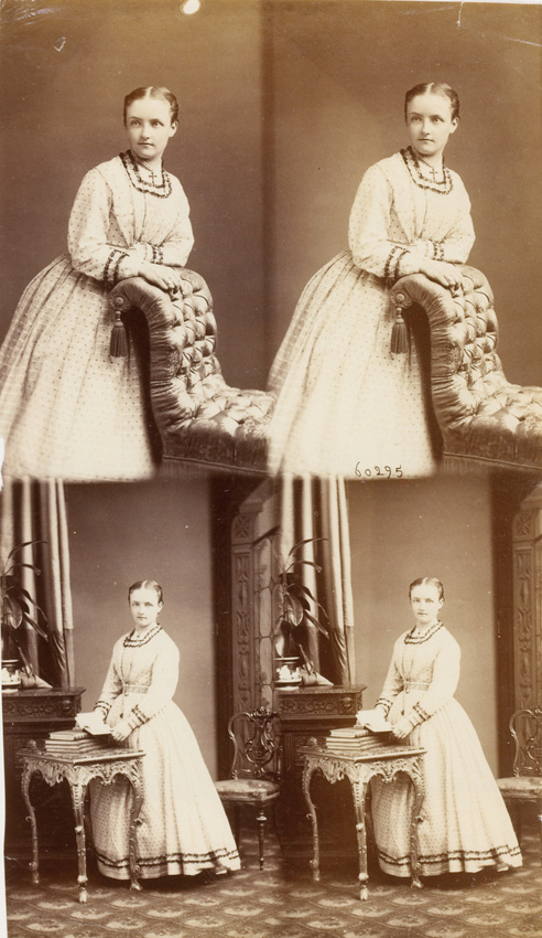 Mlle. Legrew en quatre poses en pied - André Adolphe Eugène Disdéri ...