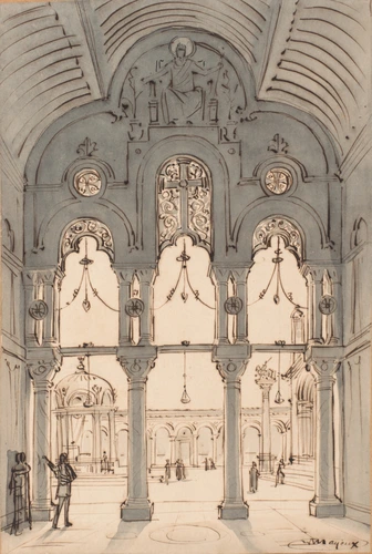 Cour byzantine - Pierre Henri Mayeux | Musée d'Orsay