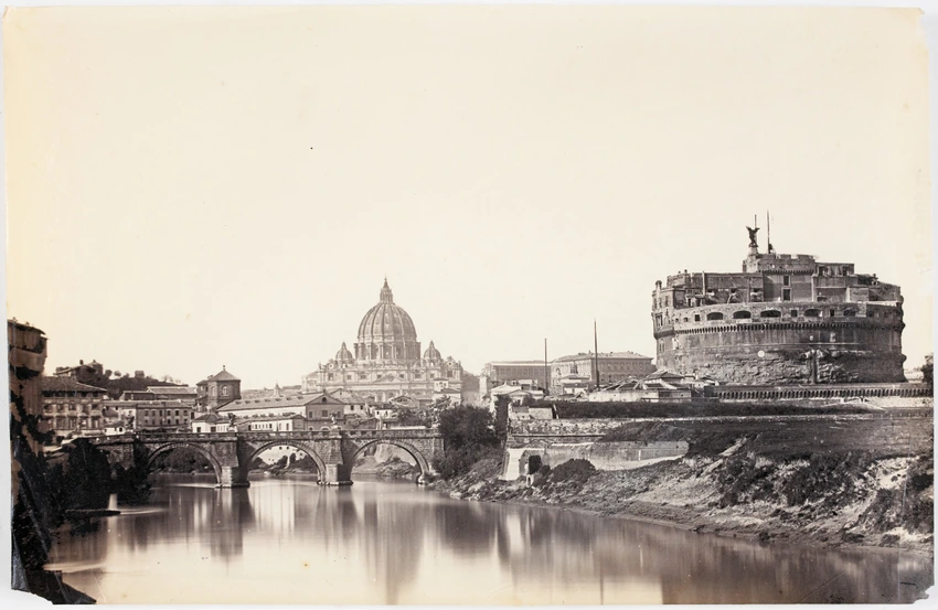 Vue du mausolée d'Hadrien - Robert MacPherson | Musée d'Orsay