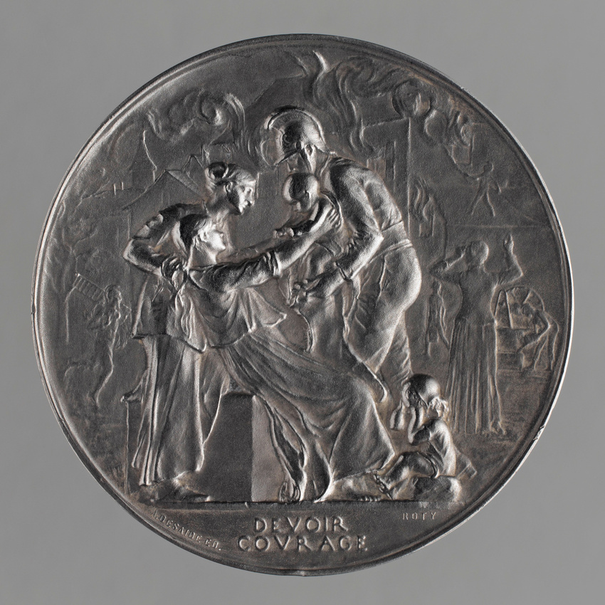 Sapeurs Pompiers - Oscar Roty | Musée d'Orsay