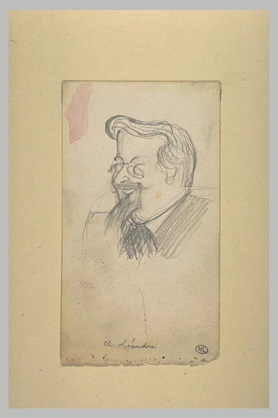 Portrait de Charles Léandre - Cappiello (atelier) | Musée d'Orsay