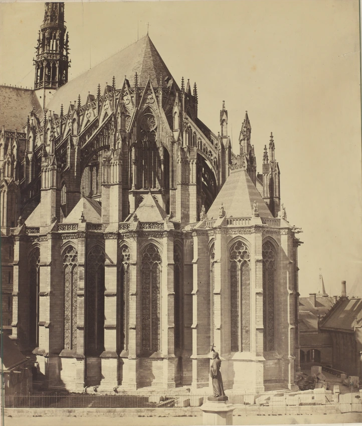 Amiens, chevet de la cathédrale - Anonyme | Musée d'Orsay