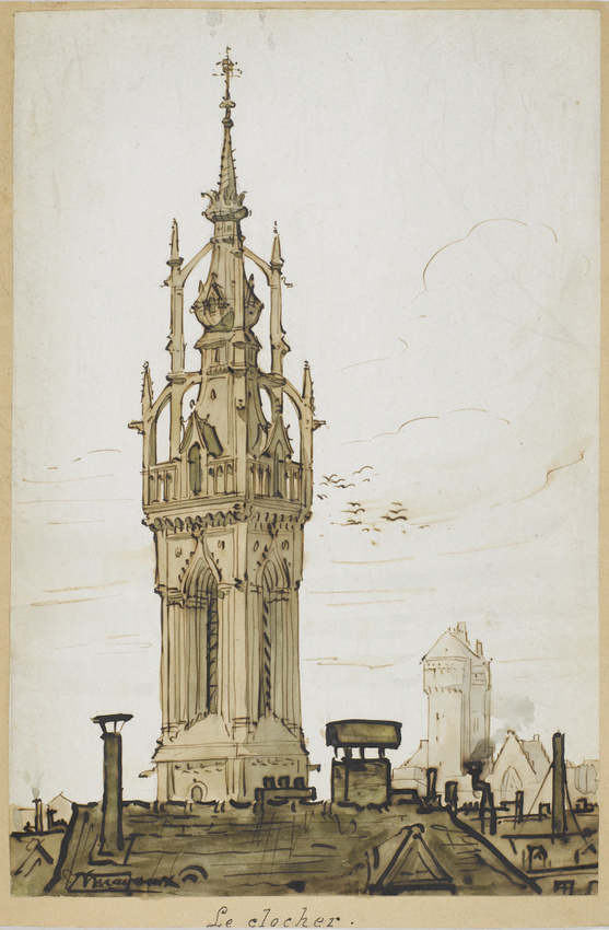 Le Clocher - Pierre Henri Mayeux | Musée d'Orsay