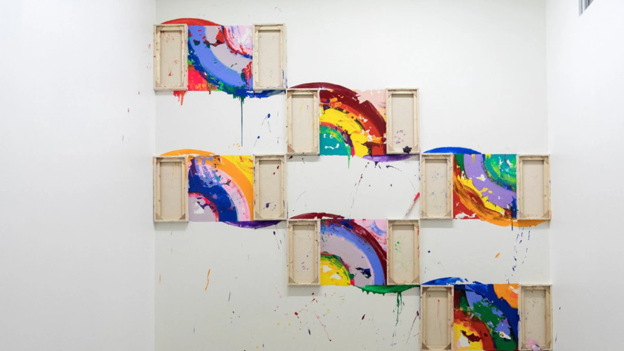 Exposition Richard Jackson, Wall Painting | Musée de l'Orangerie