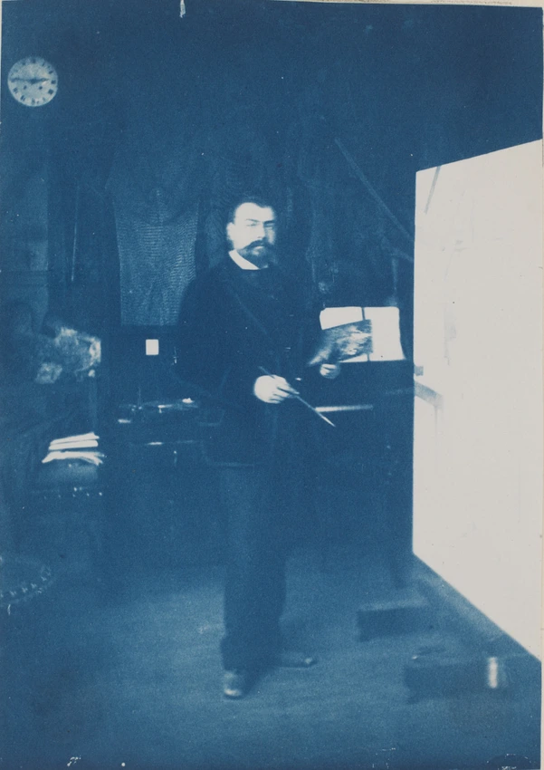 Charles Jeandel dans son atelier - Charles-François Jeandel | Musée d'Orsay