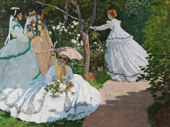 Monet Women In The Garden